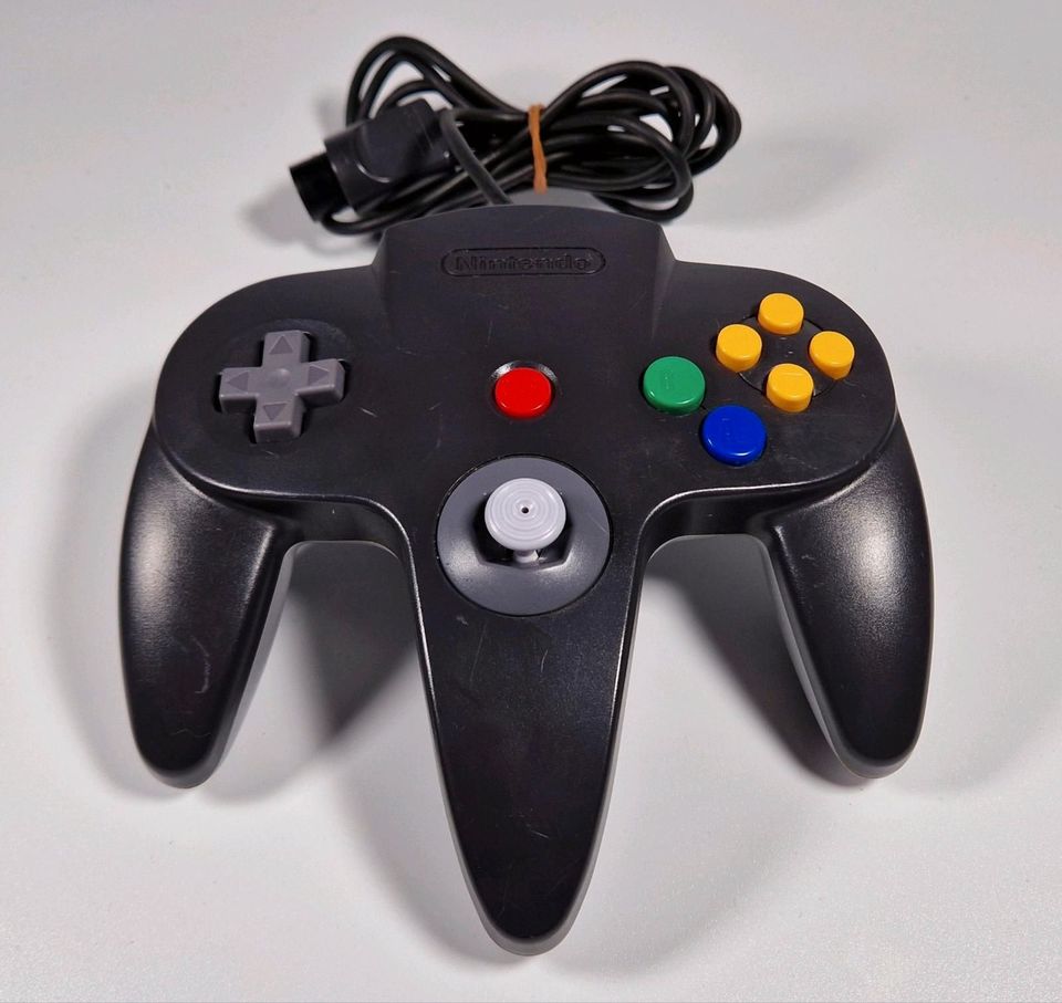 N64 – Original N64 DD Controller Special Edition Schwarz Grau Japan ...
