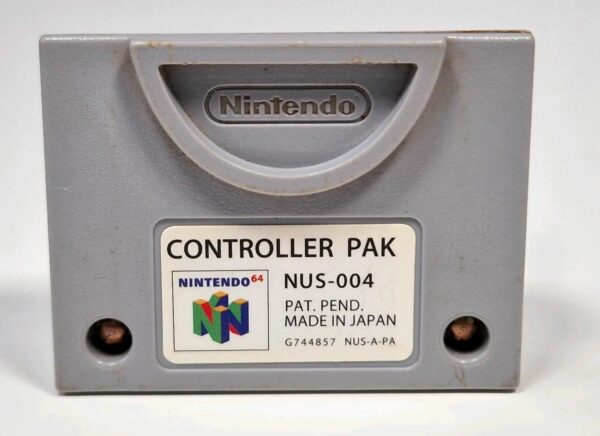 N64 – Original N64 Controller Pak Memory Card | Gamingoo ...