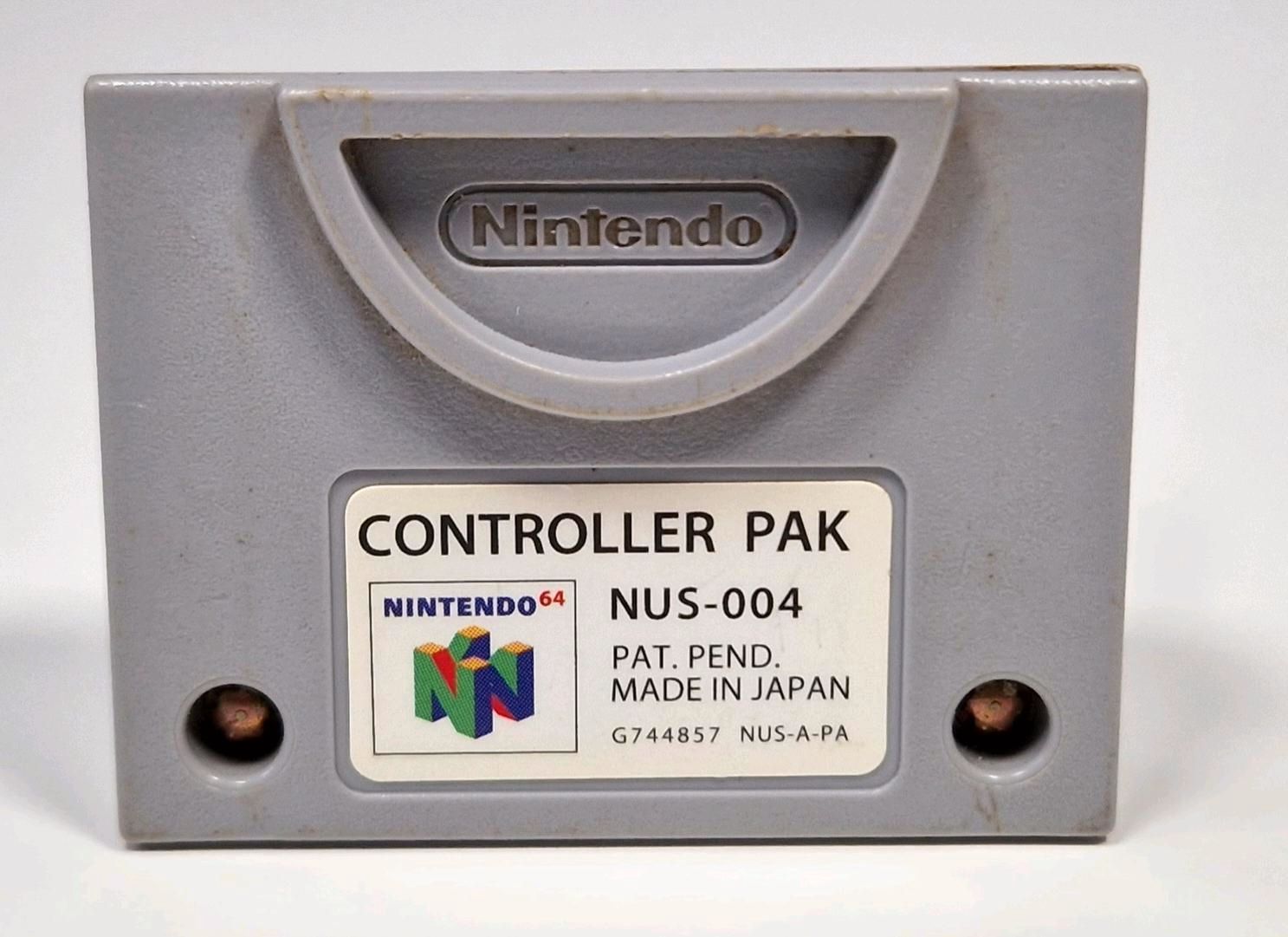 N64 – Original N64 Controller Pak Memory Card | Gamingoo ...