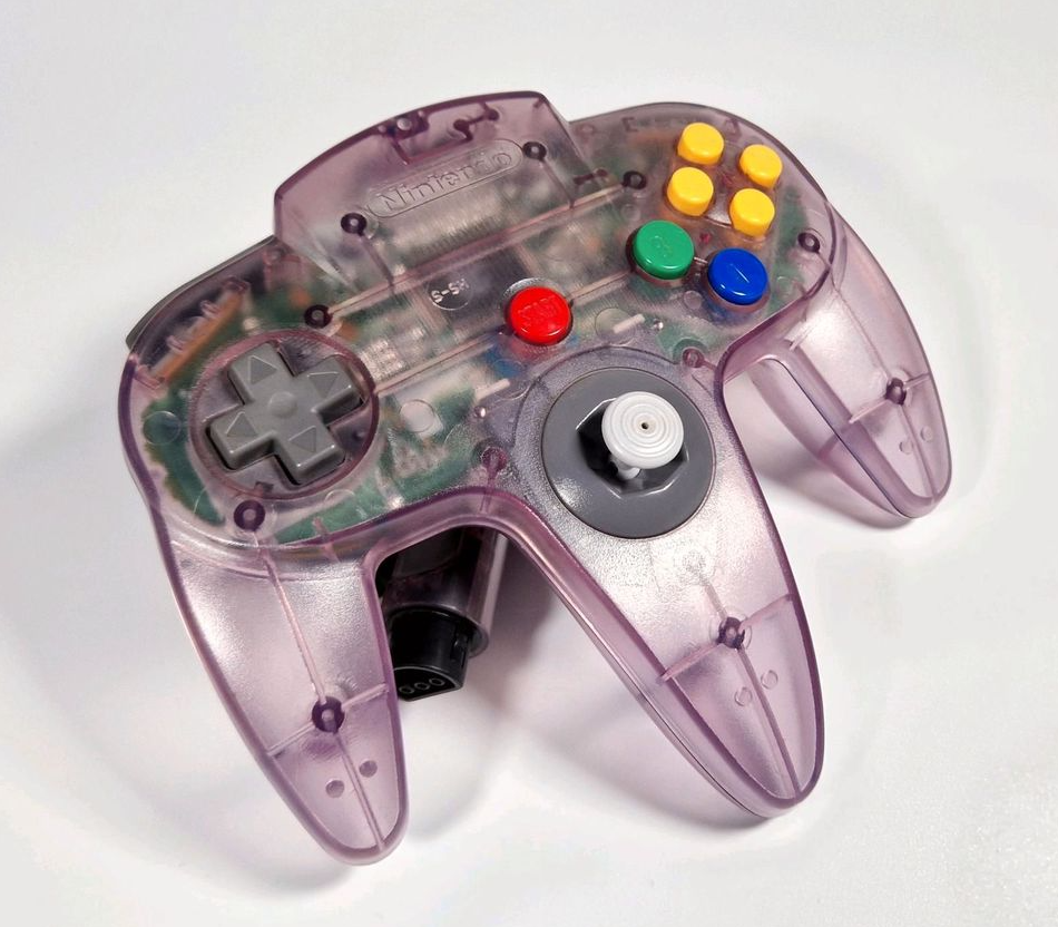 N64 – Original Nintendo 64 Controller Atomic Purple Transparent ...