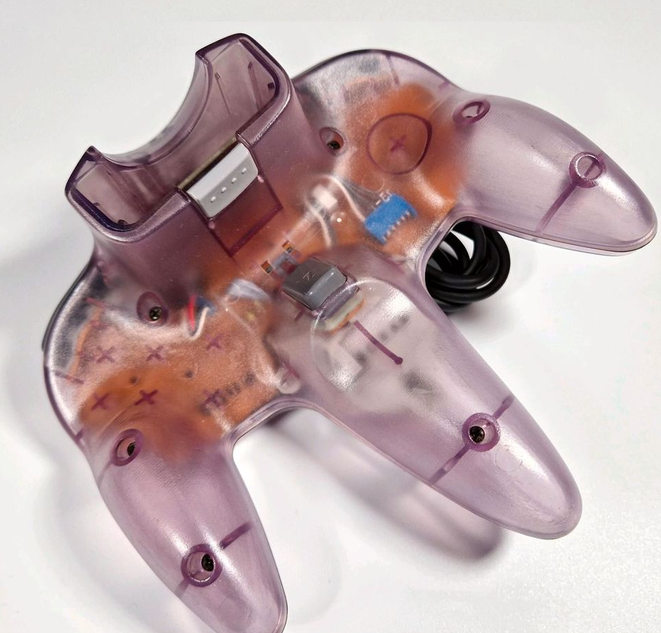 N64 – Original Nintendo 64 Controller Atomic Purple Transparent ...