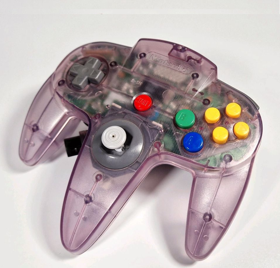 N64 – Original Nintendo 64 Controller Atomic Purple Transparent ...