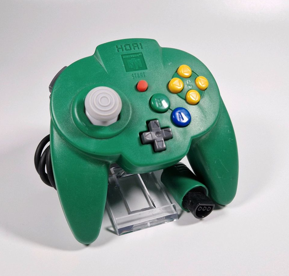 N64 – N64 Hori Pad Mini 64 Controller Original Hori Pad Grün | Gamingoo ...