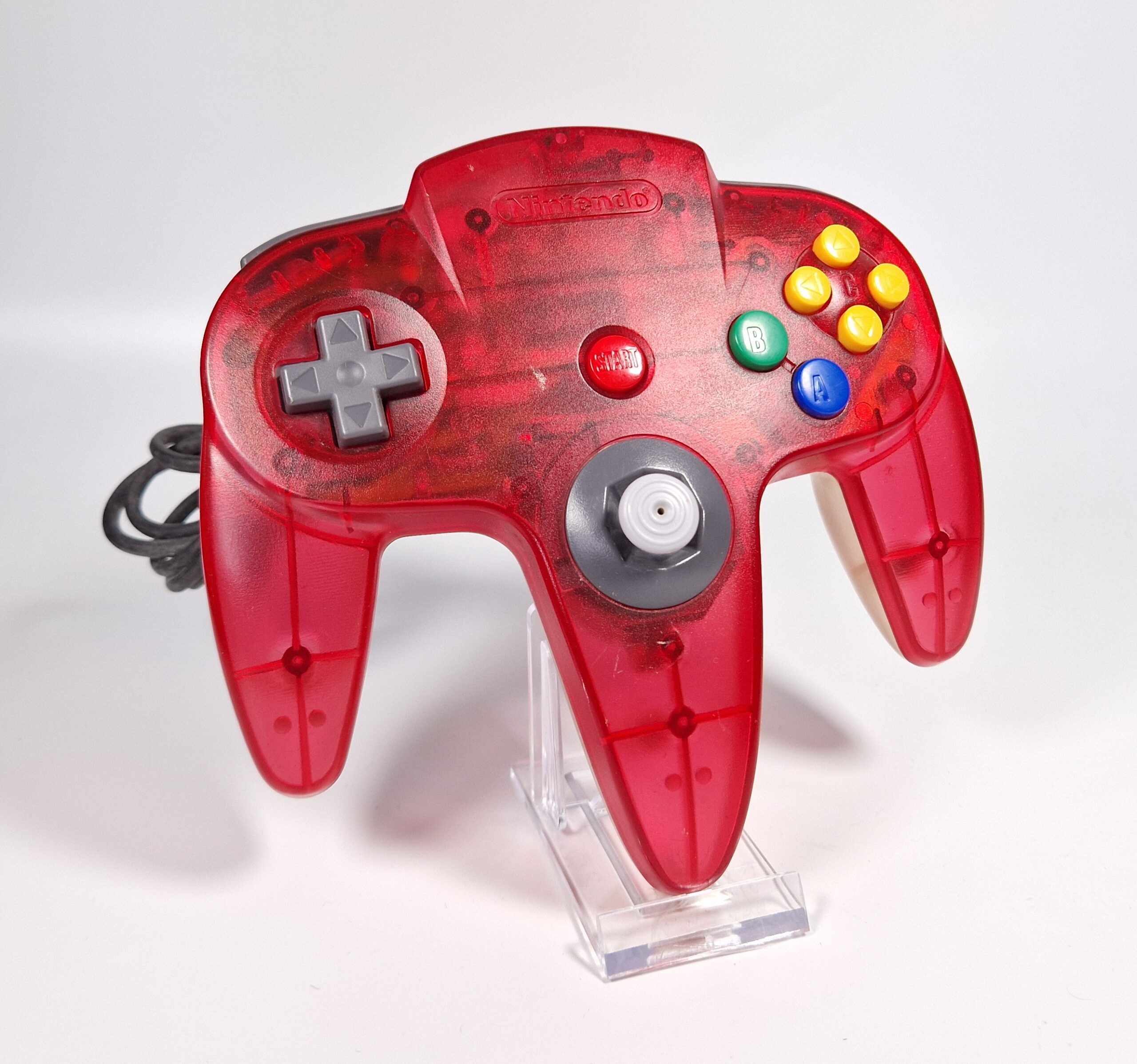 N64 – Original N64 Watermelon transparent Controller Japan Import ...
